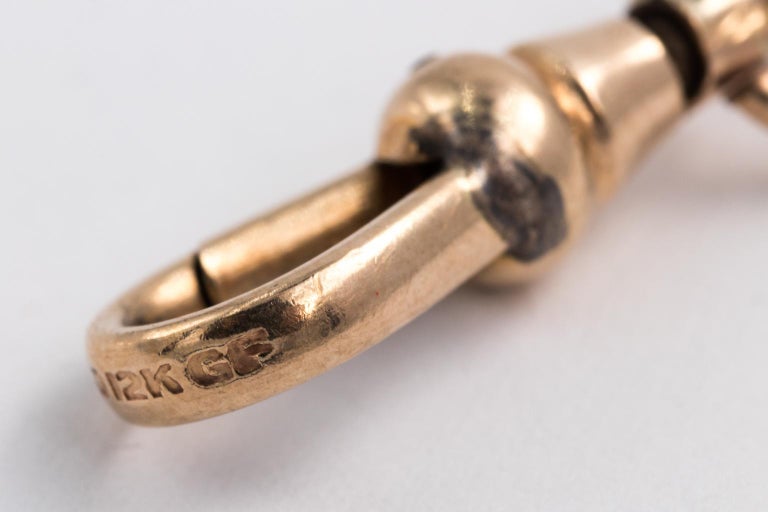 Victorian Gold Charm Necklace For Sale at 1stDibs