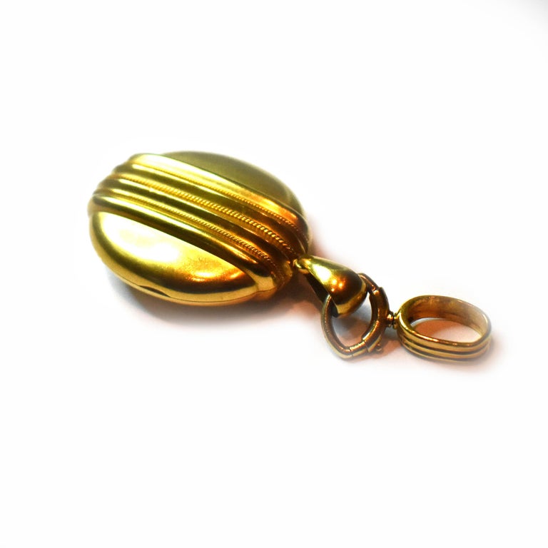 Victorian Gold Etruscan Style Locket, circa 1875 For Sale at 1stDibs