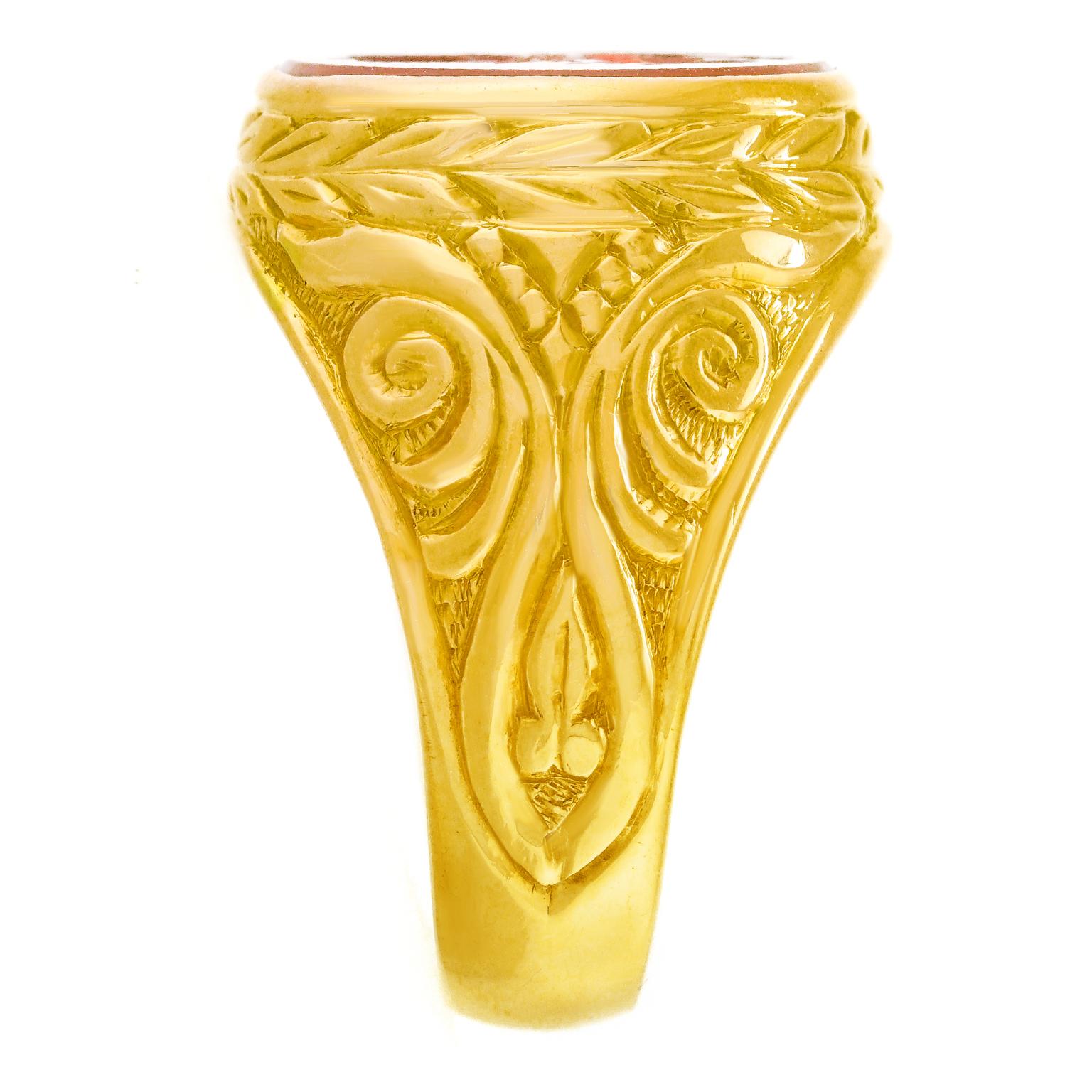 Victorian Gold Signet Ring at 1stDibs