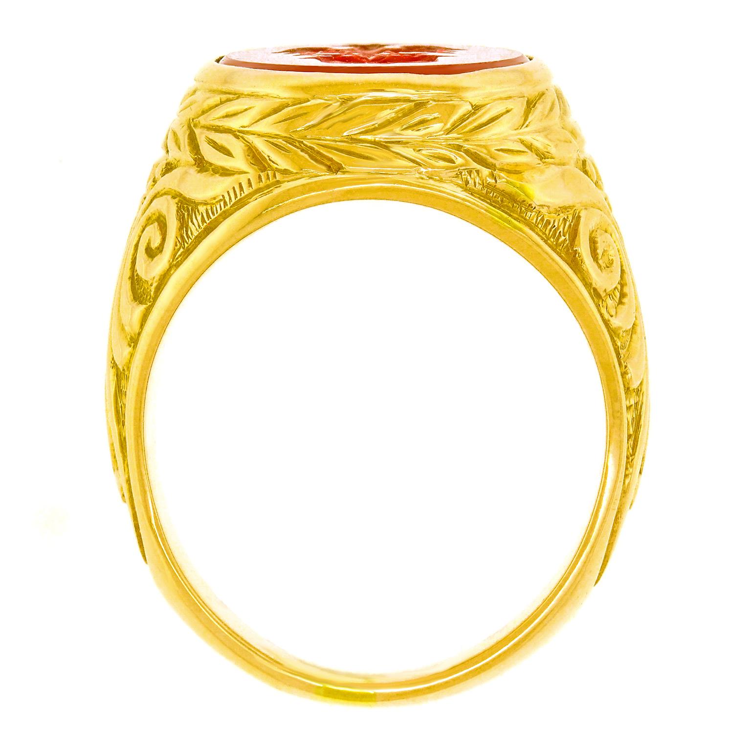 Victorian Gold Signet Ring at 1stDibs
