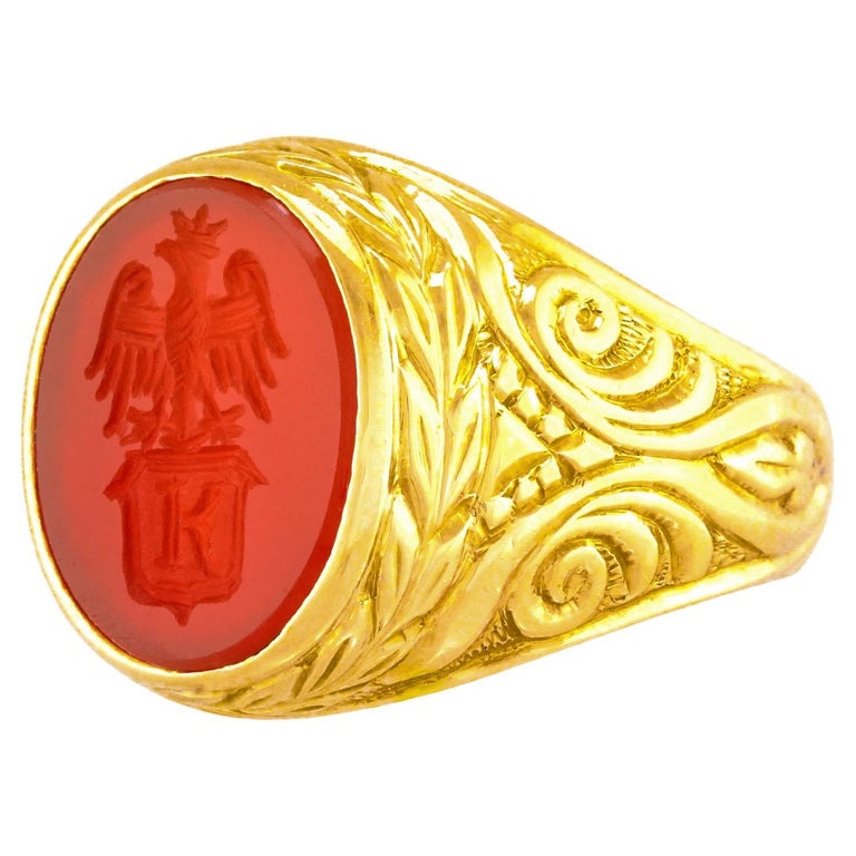 Victorian Gold Signet Ring at 1stDibs