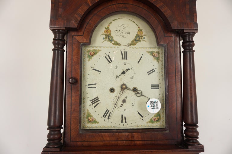 Victorian Grandfather Long Case Clock by Jolliffe of Portsea, England ...