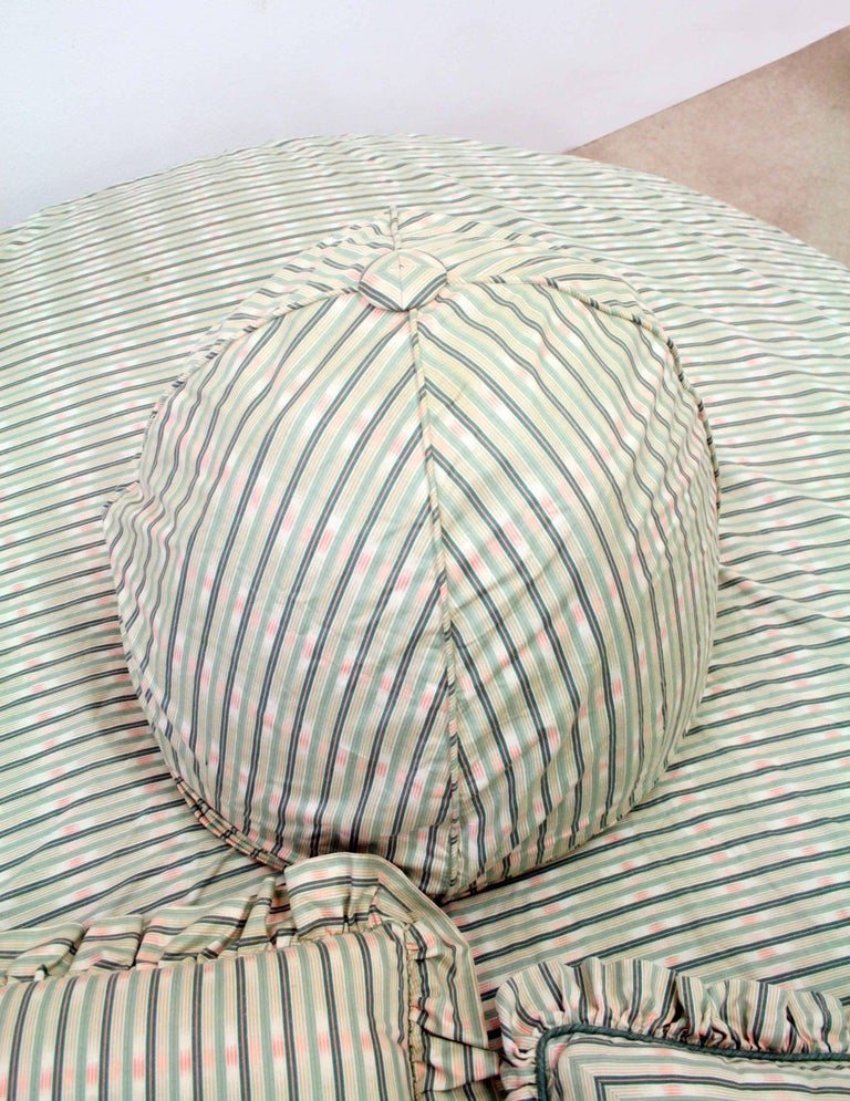 Victorian Green Circular Conversation Sofa, circa 1870 at 1stDibs