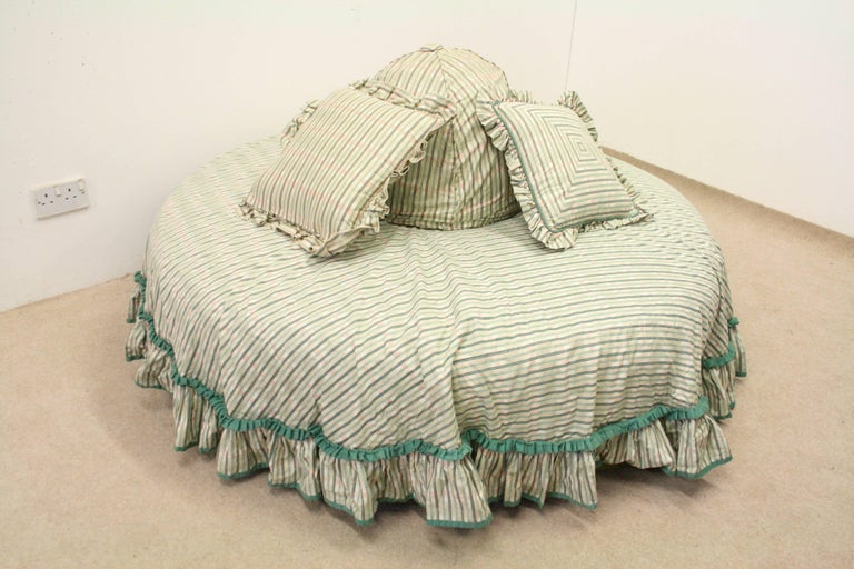 Victorian Green Circular Conversation Sofa, circa 1870 at 1stDibs