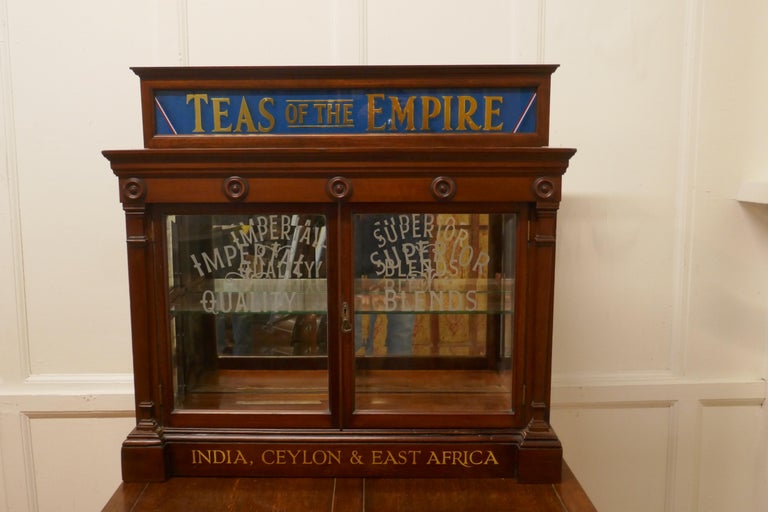 Victorian Grocers Tea Cupboard, Tea Room, Cafe Display For Sale at 1stDibs