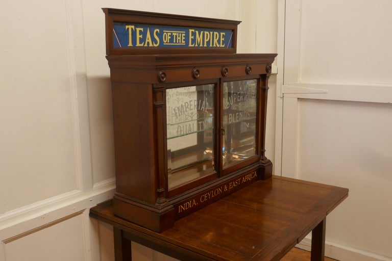 Victorian Grocers Tea Cupboard, Tea Room, Cafe Display For Sale at 1stDibs