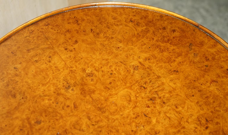 Victorian Hand Carved Pollard Oak Tilt Top Tripod Wine Side End Lamp ...