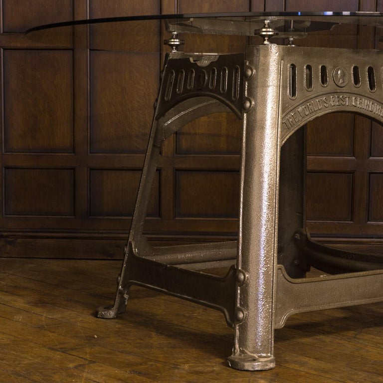 Victorian Industrial Cast Iron Table For Sale at 1stDibs