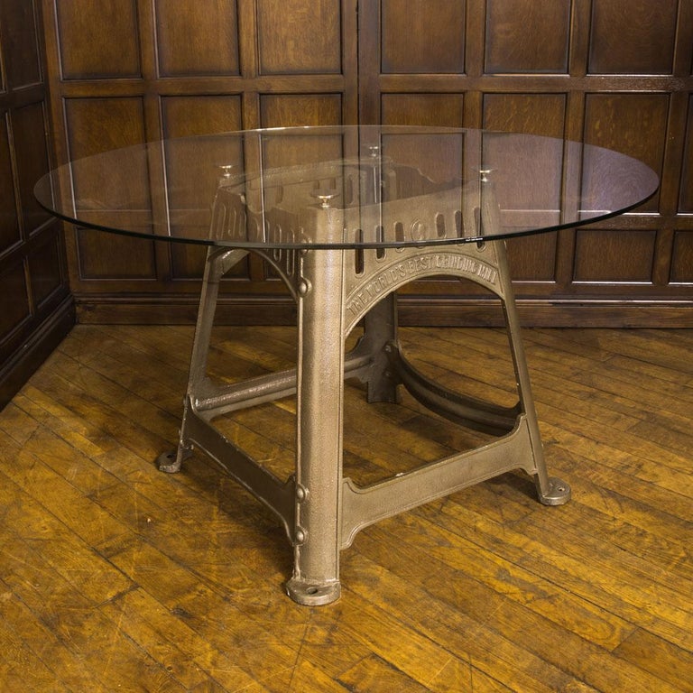 Victorian Industrial Cast Iron Table For Sale at 1stDibs