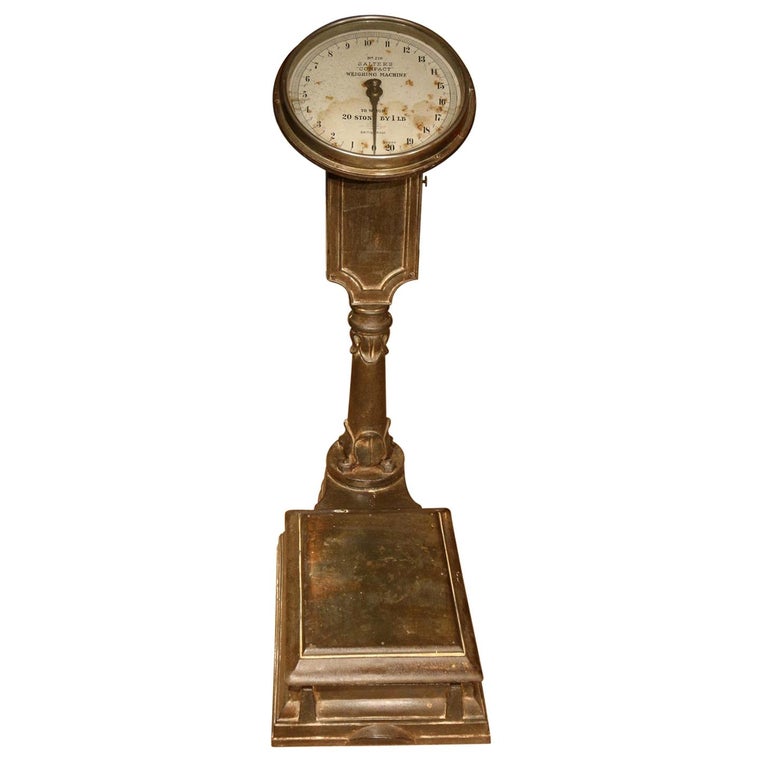 Victorian Iron Scale No. 216 Salter's Weighing Machine at 1stDibs ...