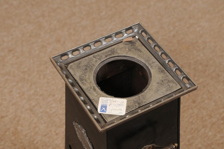 Victorian Iron and Steel Oil Stove / Heater, ca. 1880 For Sale at 1stDibs