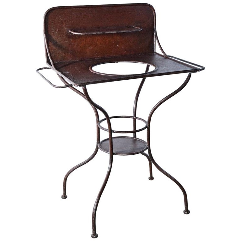 Victorian Iron Wash or Planter Stand For Sale at 1stDibs
