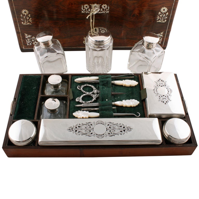 Victorian Jewellery Dressing Box For Sale at 1stDibs