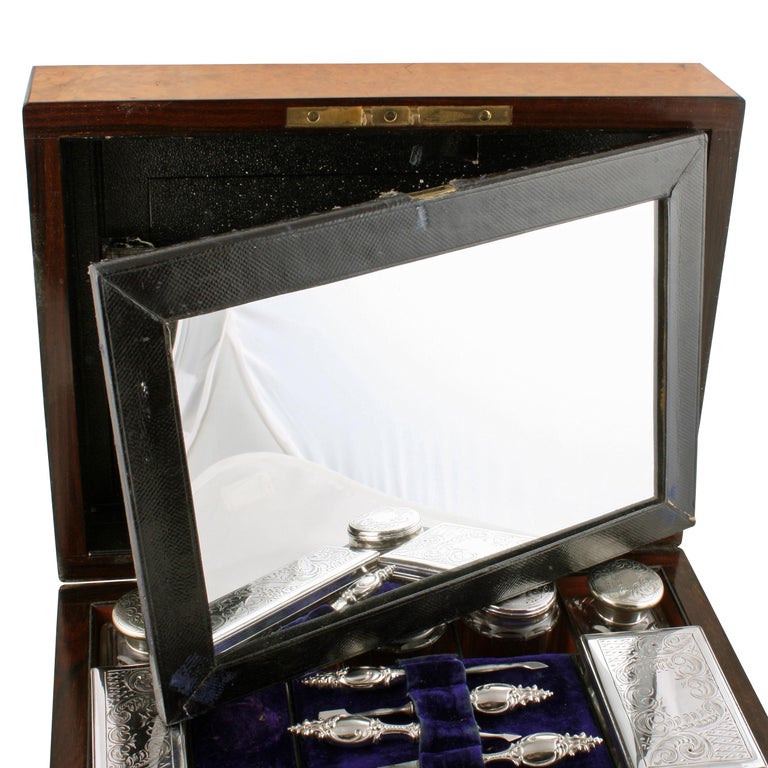 Victorian Jewelry and Dressing Box For Sale at 1stDibs