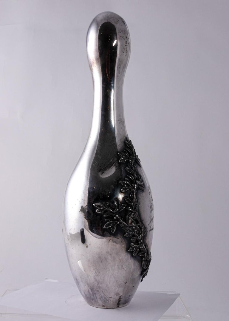 Victorian Large Figural Bowling Trophy, circa 1893 For Sale at 1stDibs