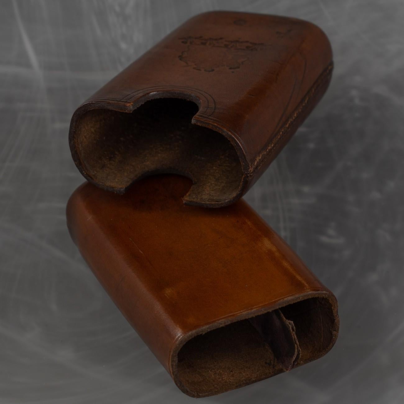 Victorian Leather Cigar Case at 1stDibs | middlewich cigar case, cigar ...