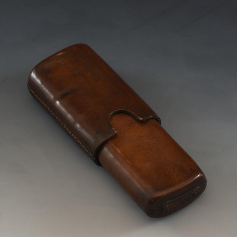 Victorian Leather Cigar Case at 1stDibs