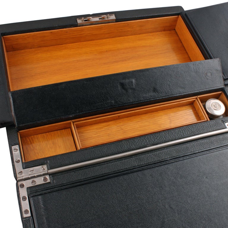 Victorian Leather Stationery Box For Sale at 1stDibs