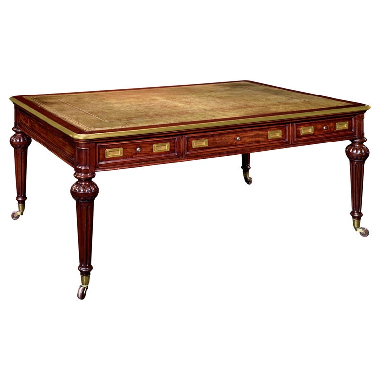 Victorian Library Table by Holland and Sons For Sale at 1stDibs
