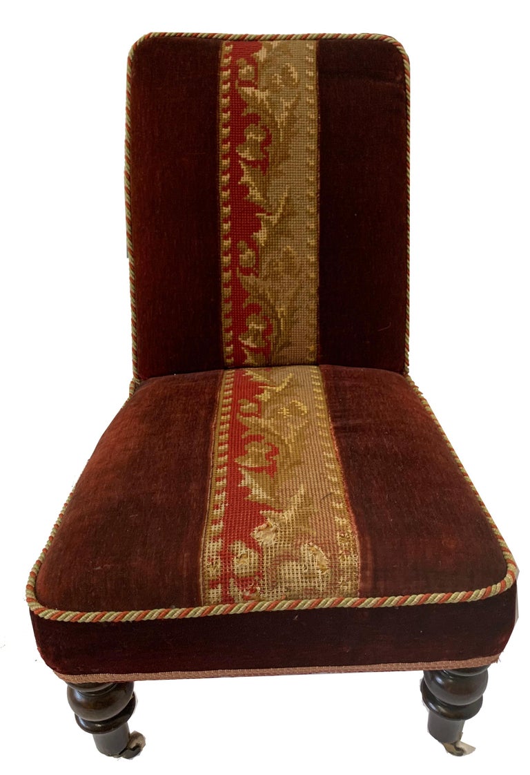 Victorian Low Back Reclining Chair at 1stDibs