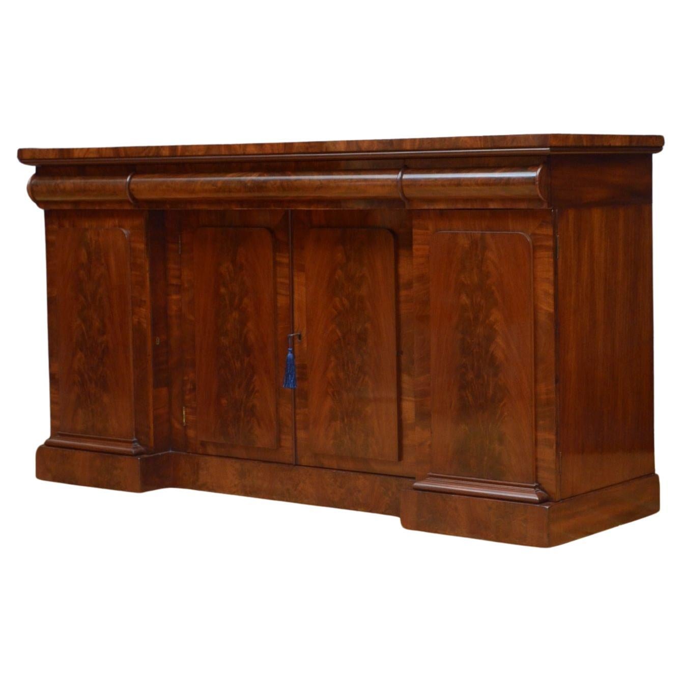 Pine Four Door Sideboard, Reproduction. For Sale at 1stDibs