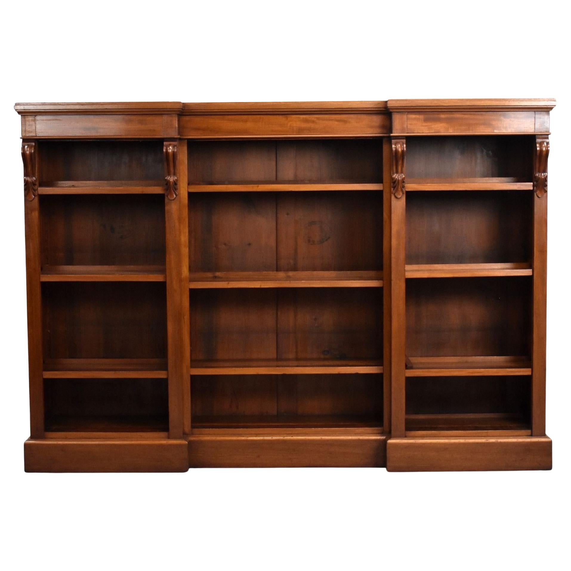 Large Mahogany Bookcase by Holland and Sons For Sale at 1stDibs