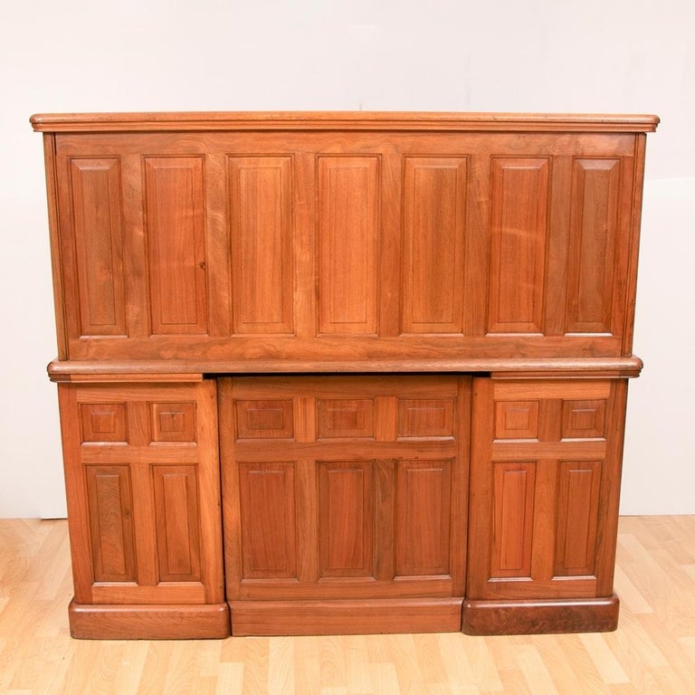 Victorian Mahogany Roll Top Desk, c.1898 For Sale at 1stDibs