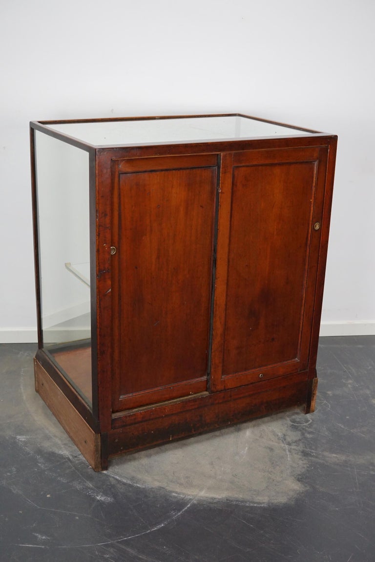 Victorian Mahogany Shop Display Cabinet / Counter or Vitrine, Late 19th ...