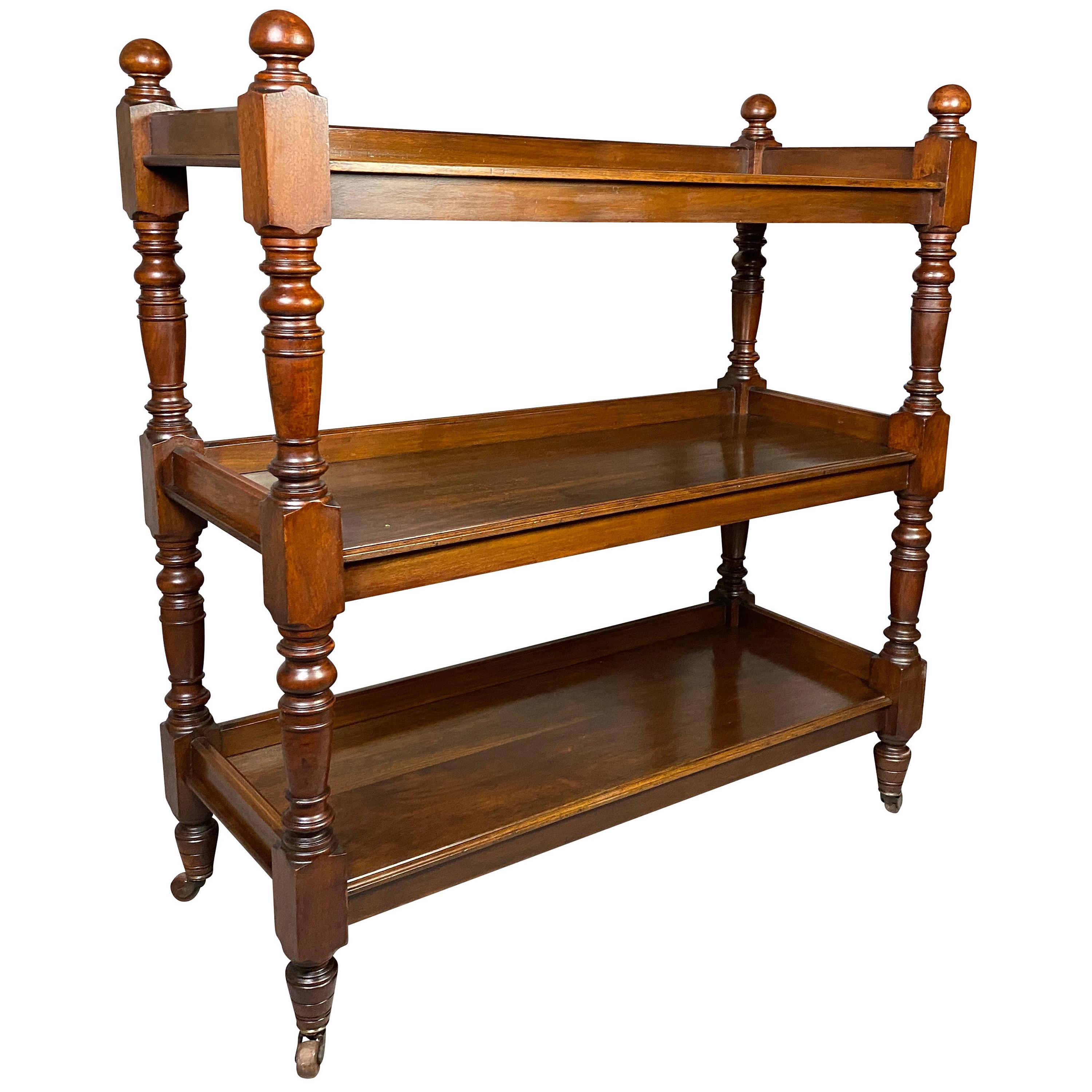 Mahogany English Trolley at 1stDibs