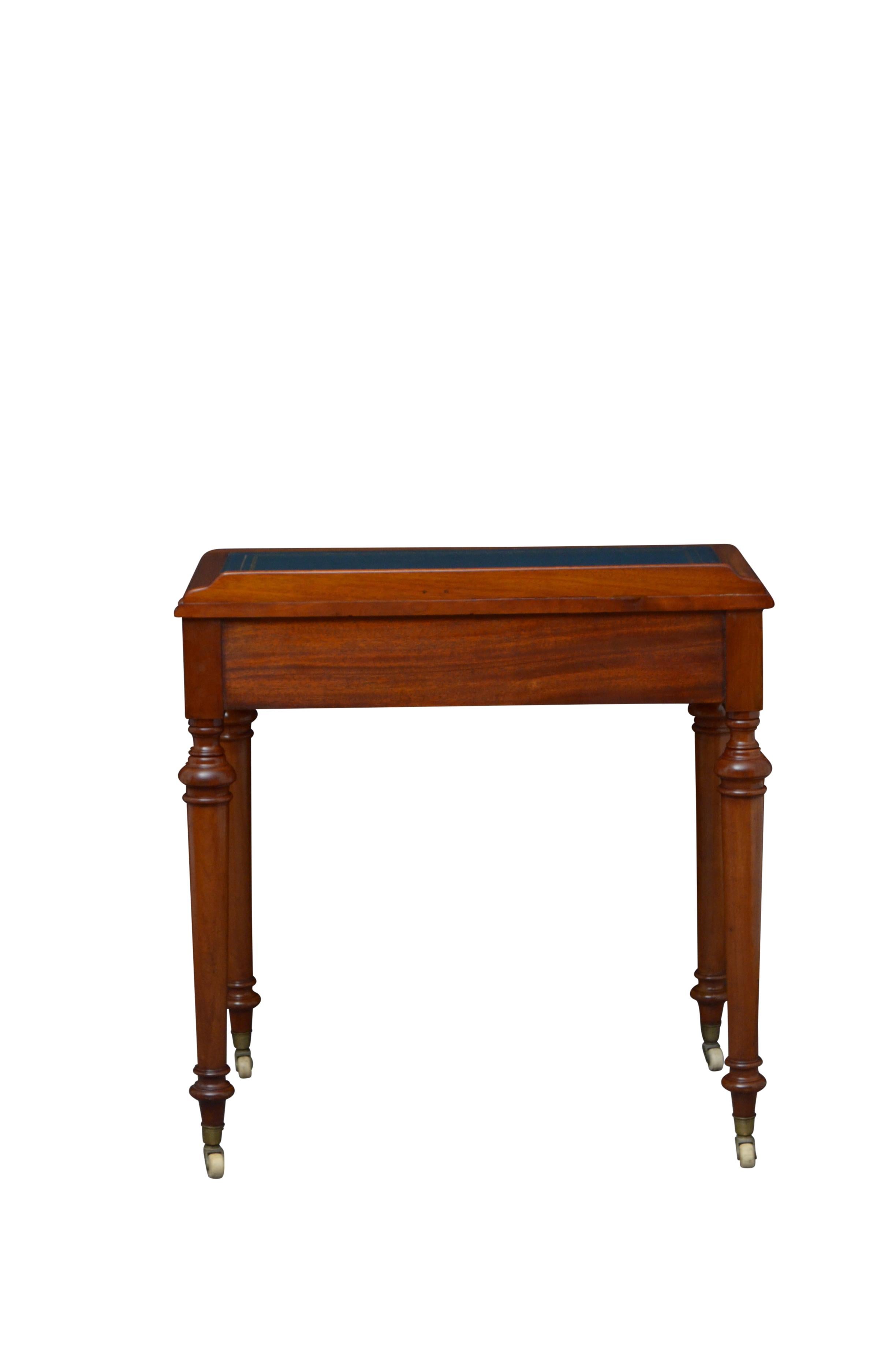 Victorian Mahogany Writing Table of Narrow Proportions at 1stDibs ...