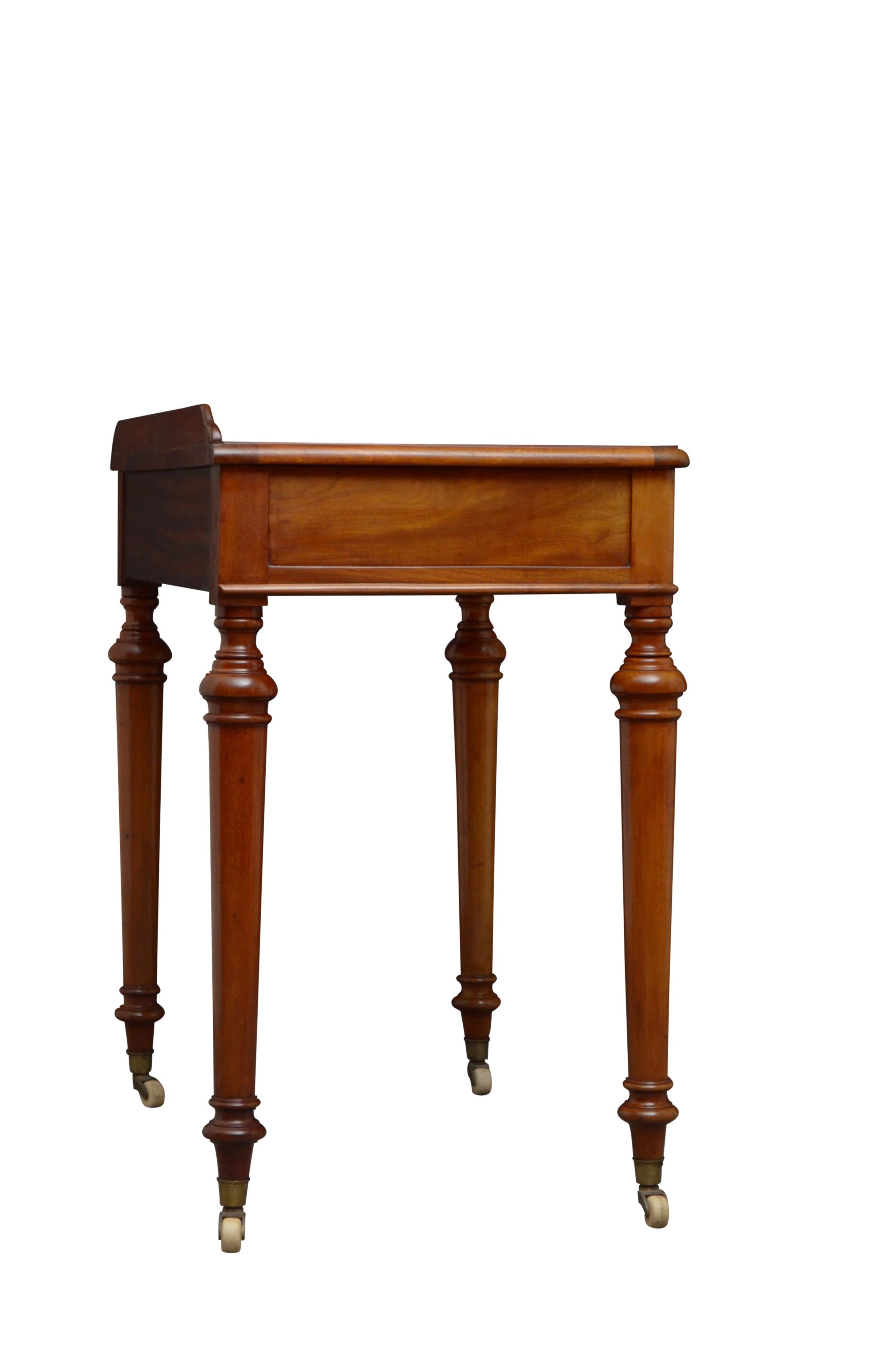 Victorian Mahogany Writing Table of Narrow Proportions at 1stDibs ...