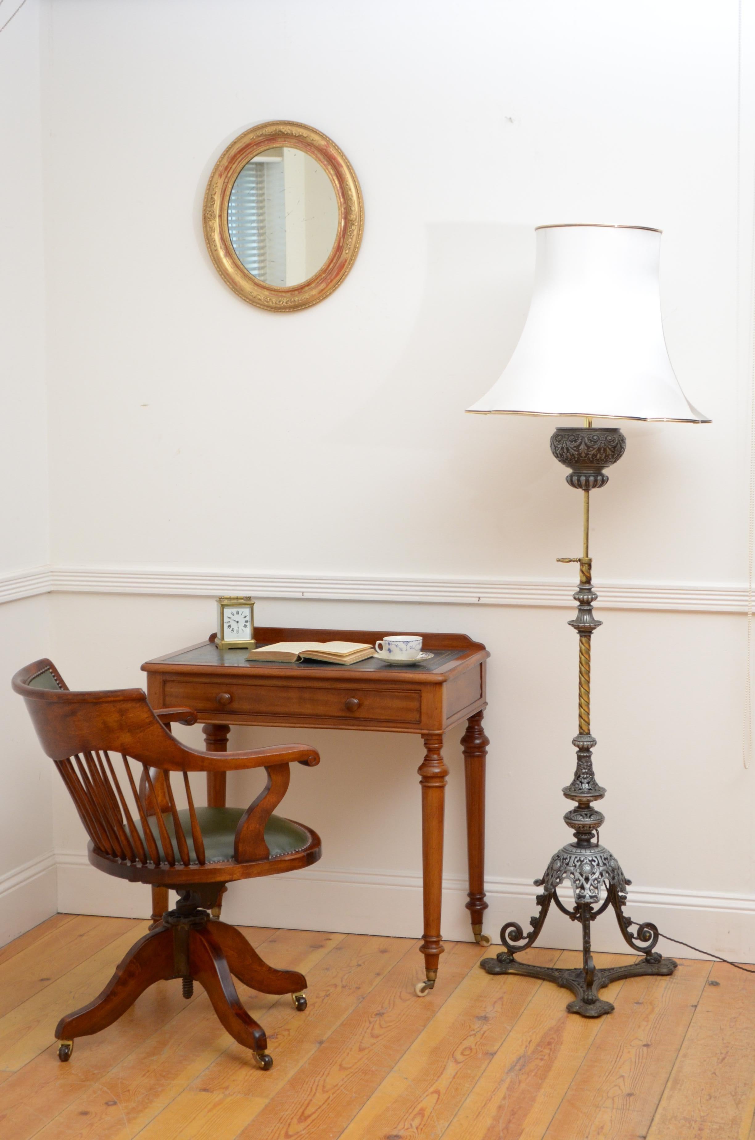 Victorian Mahogany Writing Table of Narrow Proportions at 1stDibs ...