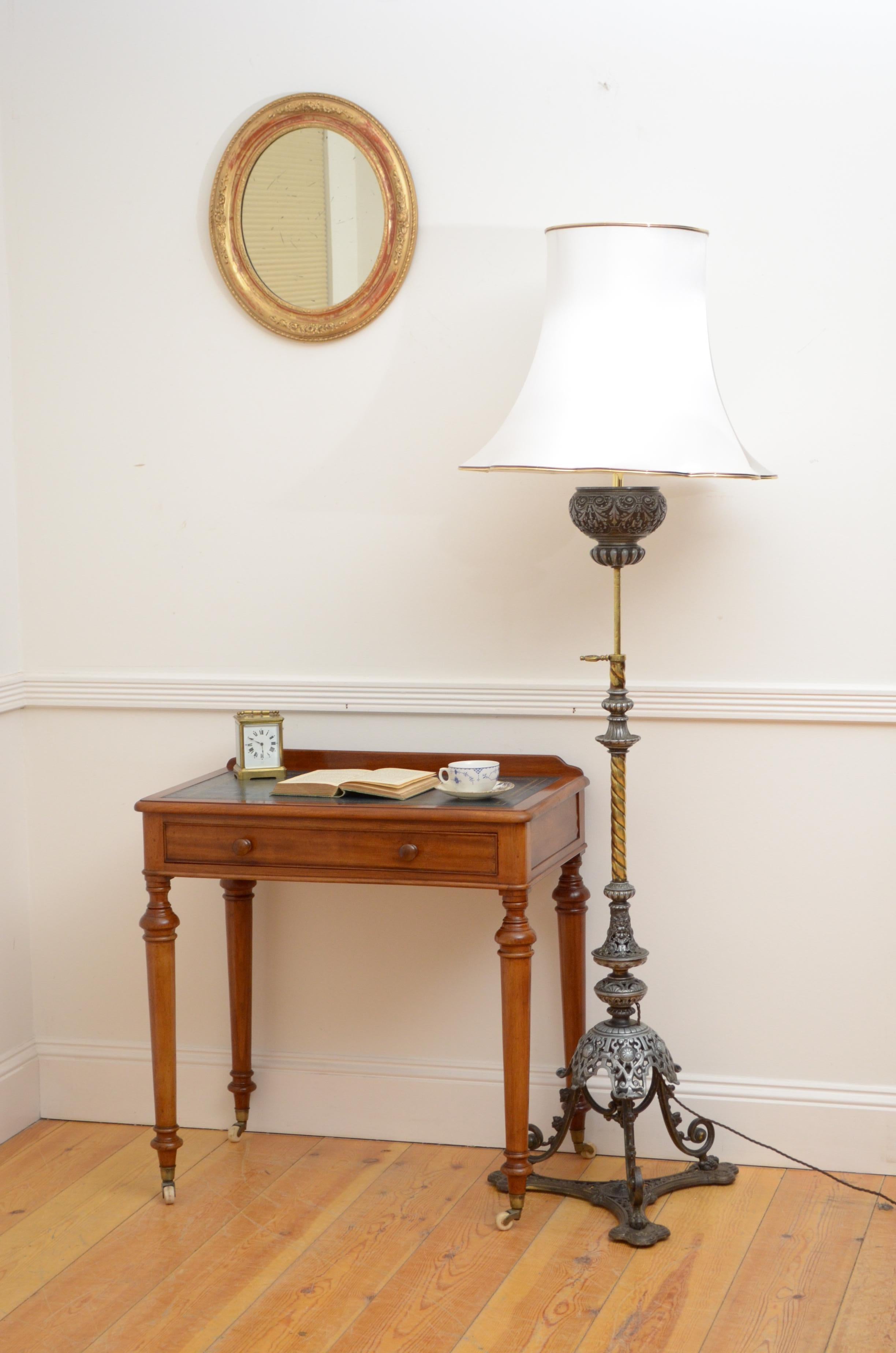 Victorian Mahogany Writing Table of Narrow Proportions at 1stDibs ...
