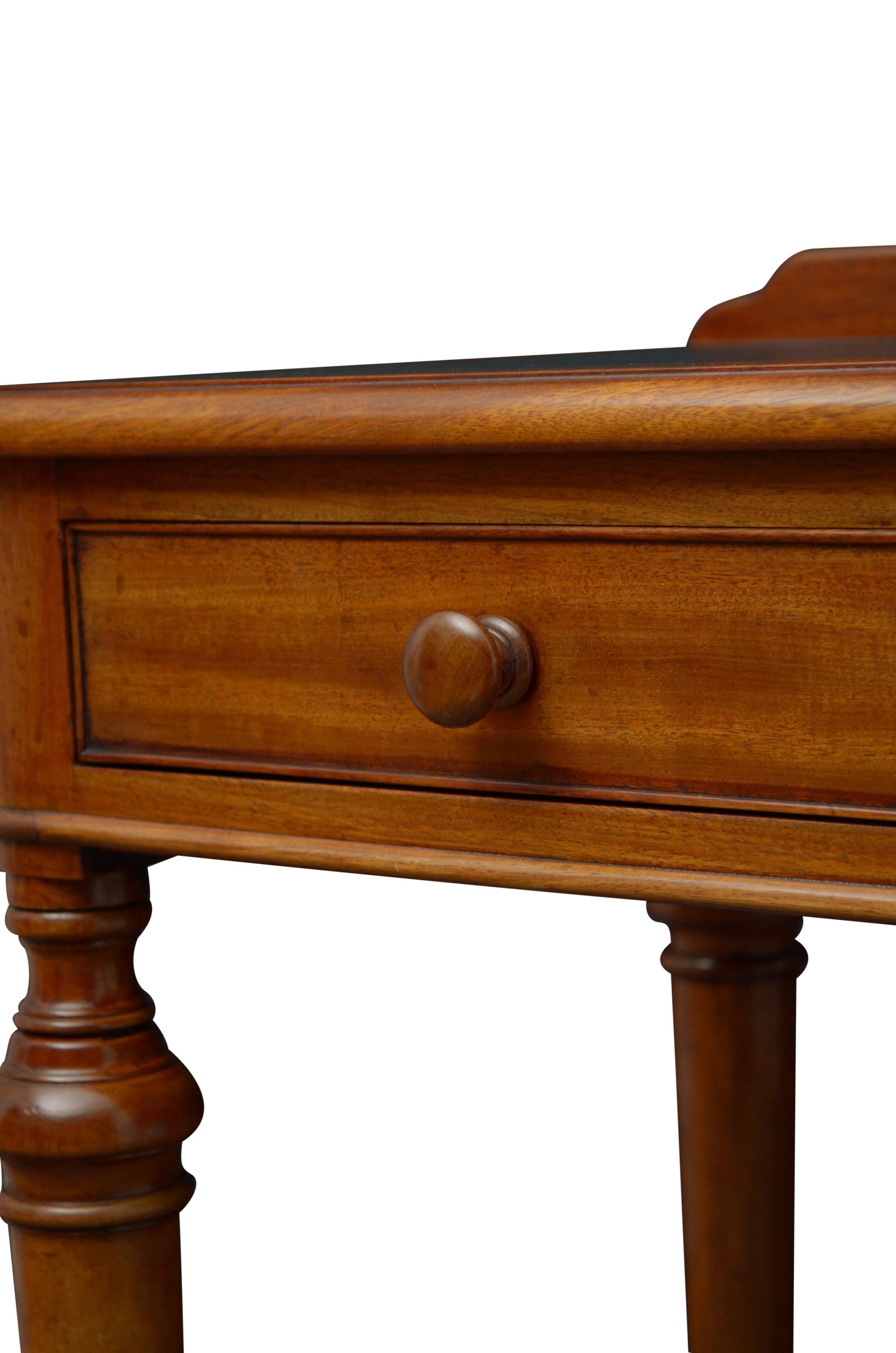 Victorian Mahogany Writing Table of Narrow Proportions at 1stDibs ...