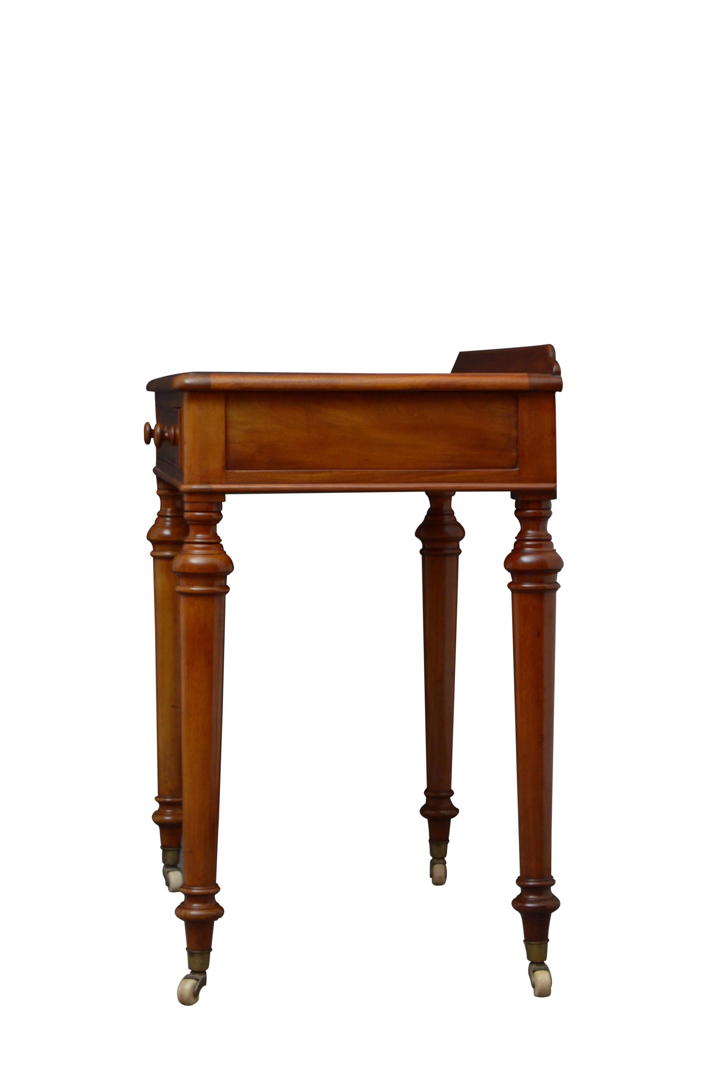 Victorian Mahogany Writing Table of Narrow Proportions at 1stDibs ...