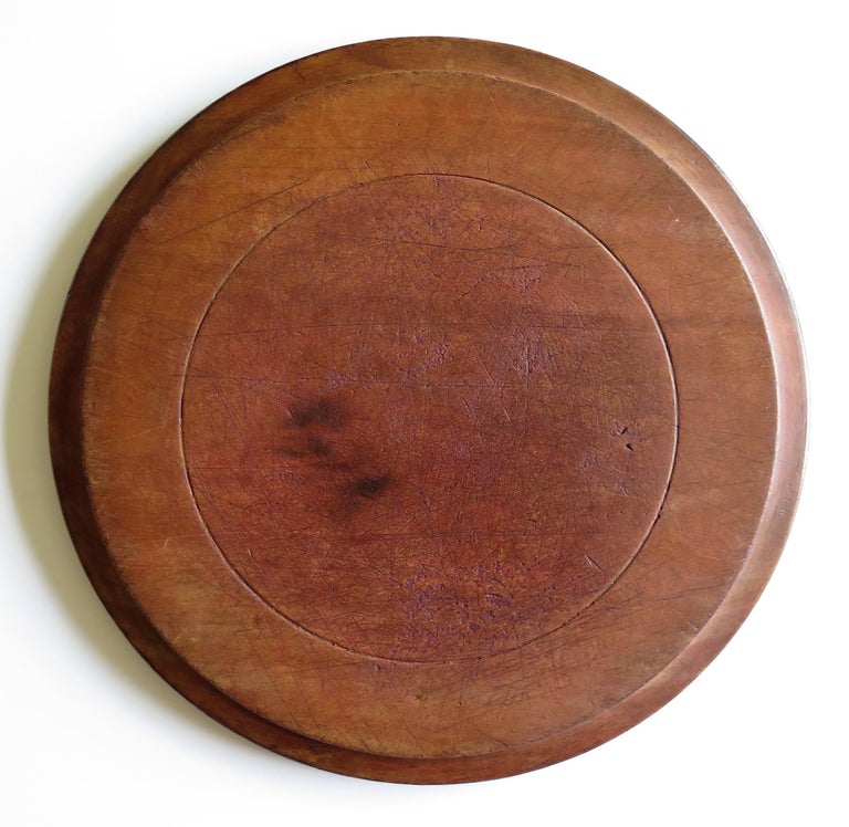 Victorian Marble Solitaire Game with Converted Folk Art Carved ...
