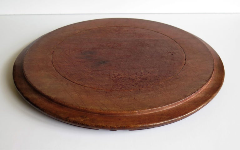 Victorian Marble Solitaire Game with Converted Folk Art Carved ...