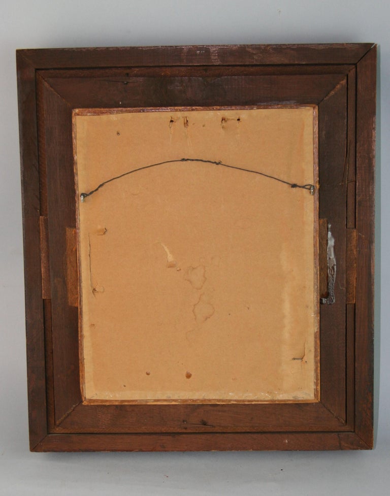 Victorian Mirror Gilt Trim Walnut Wood For Sale at 1stDibs