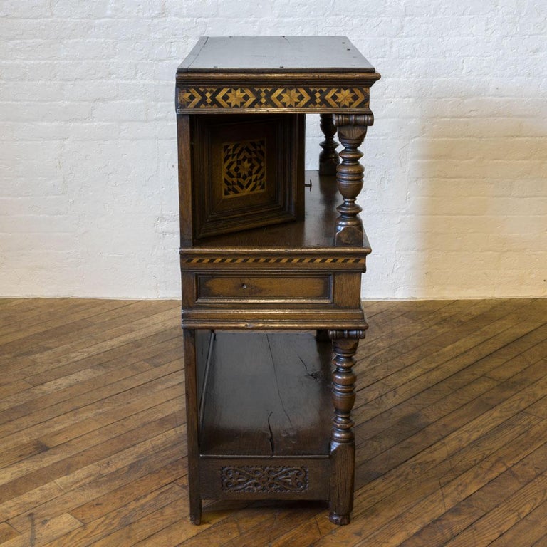 Victorian Oak Court Cupboard at 1stDibs