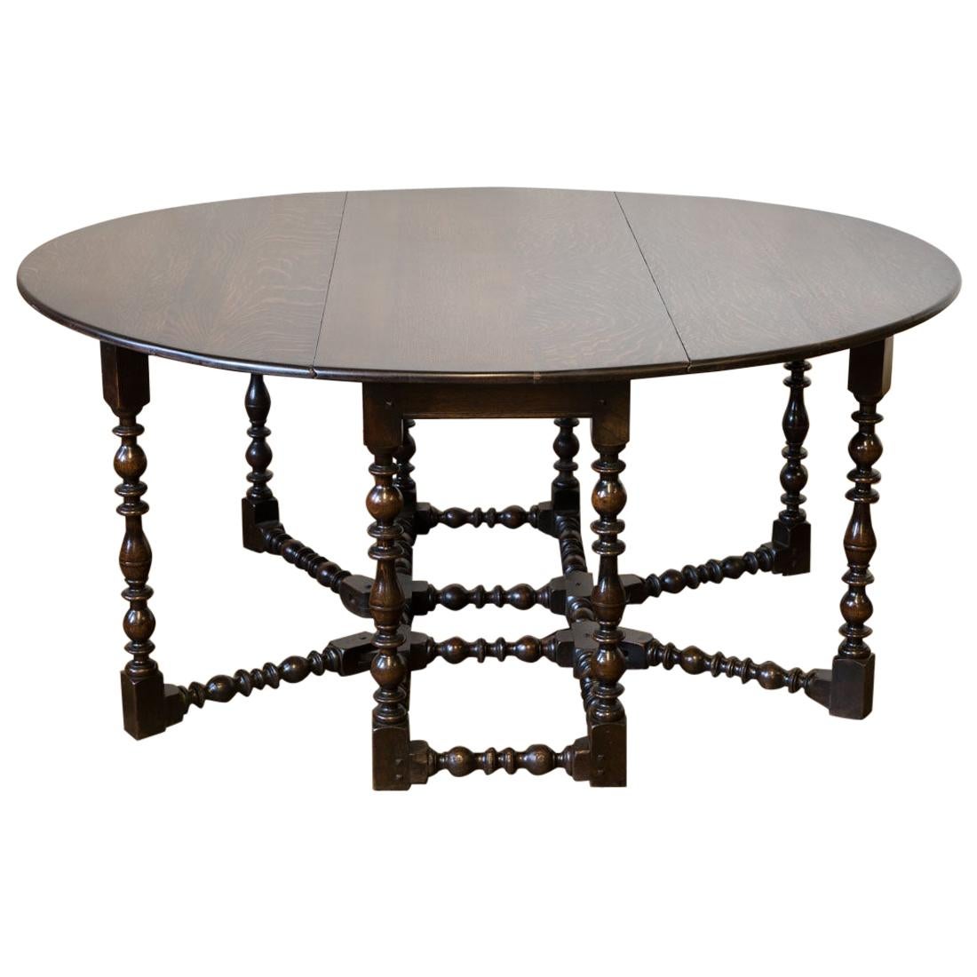 Victorian Oak Gateleg Table at 1stDibs | victorian gateleg table