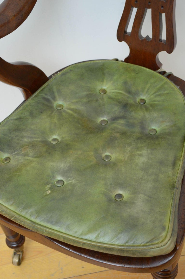 Victorian Office Chair / Desk Chair For Sale at 1stDibs