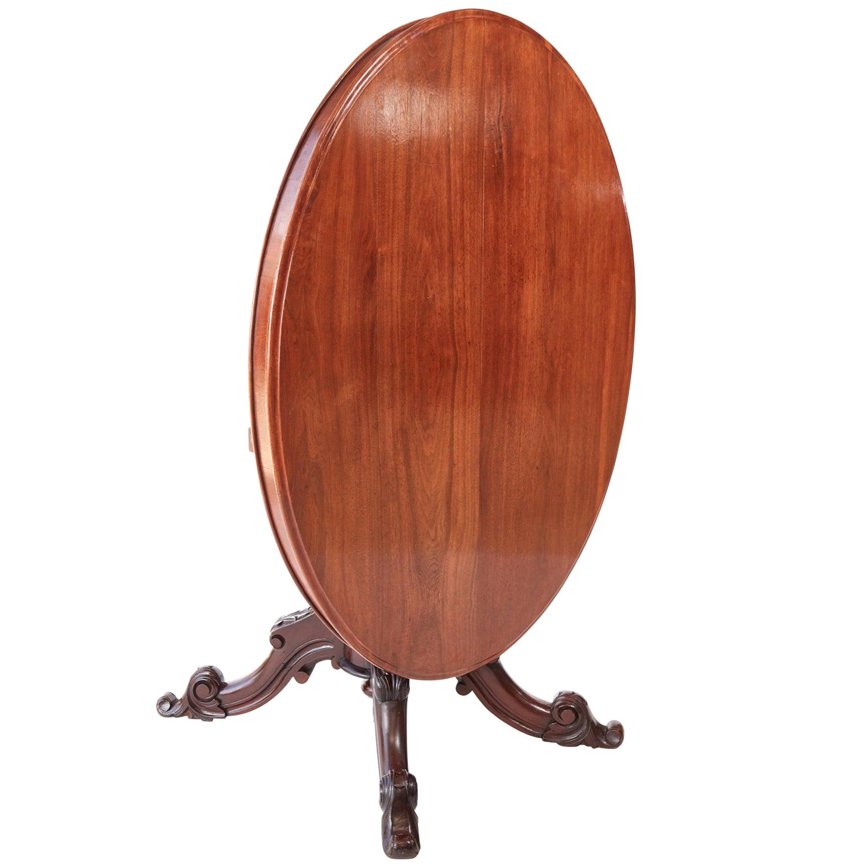Rococo Mahogany and Rouge Marble Centre Table For Sale at 1stDibs