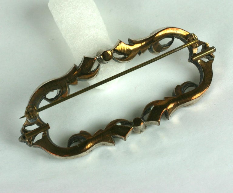 Victorian Paste Buckle Brooch For Sale at 1stDibs