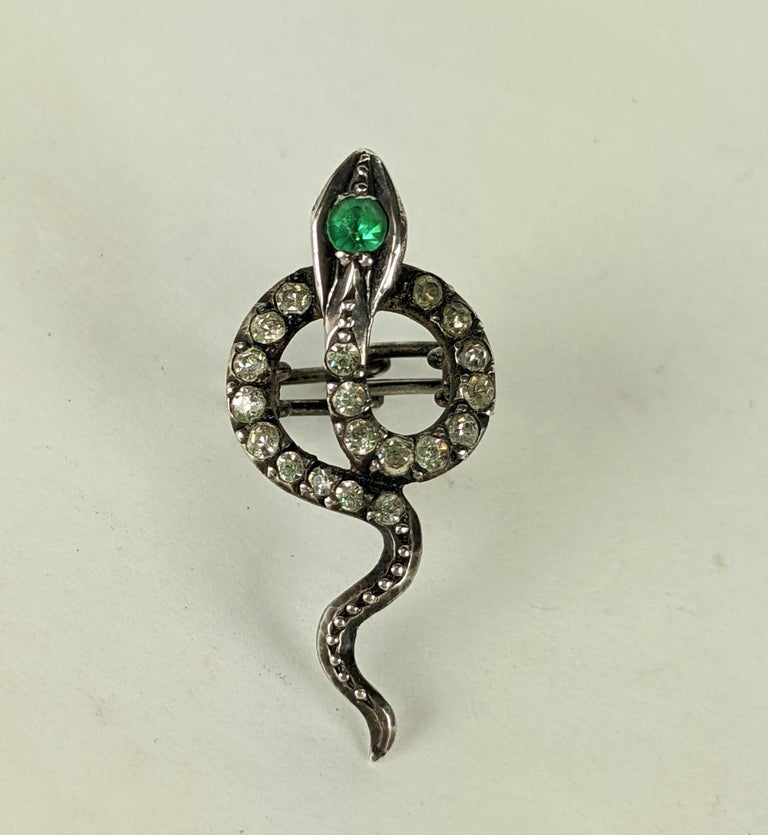 Victorian Paste Snake Boutonniere/Enhancer For Sale at 1stDibs