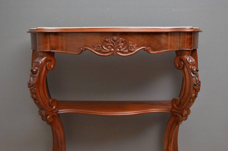 Victorian Period Mahogany Console Table at 1stDibs