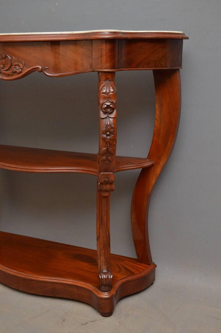 Victorian Period Mahogany Console Table at 1stDibs