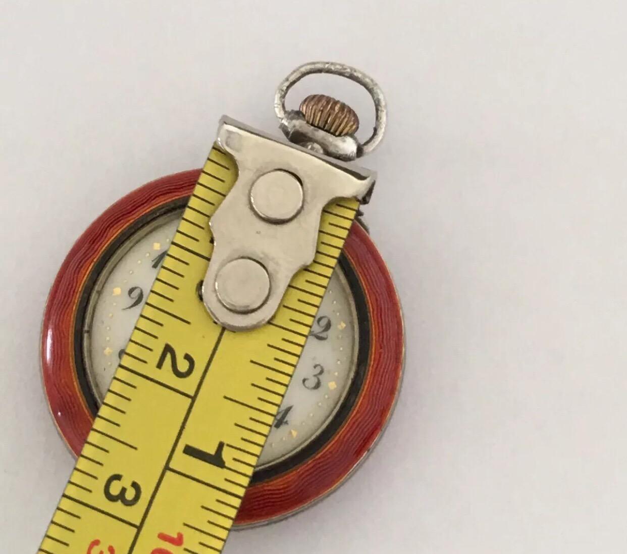 Victorian Period Red Enamel Pocket / Fob Watch For Sale at 1stDibs ...