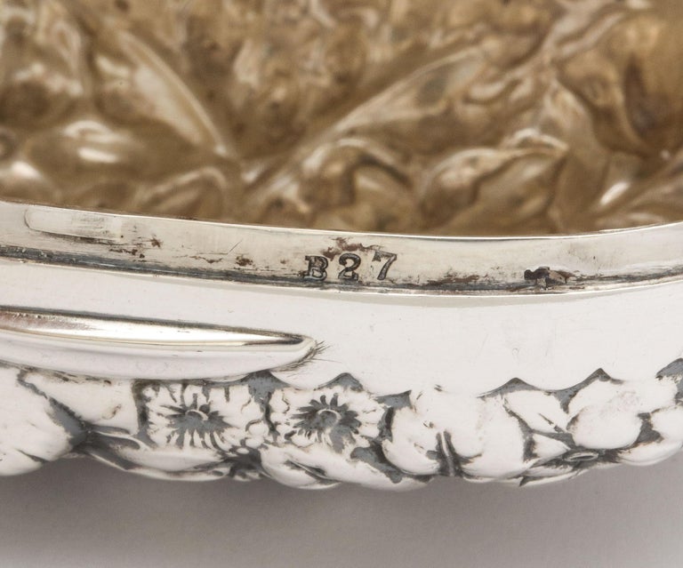 Victorian Period Sterling Silver Soap Box with Hinged Lid, Gorham at ...