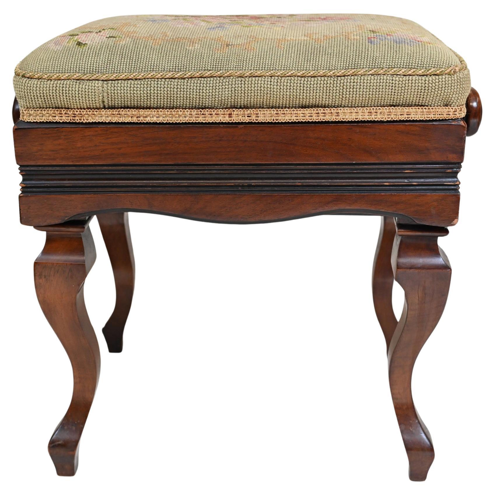 Victorian Piano Stool at 1stDibs | victorian piano stools antique ...