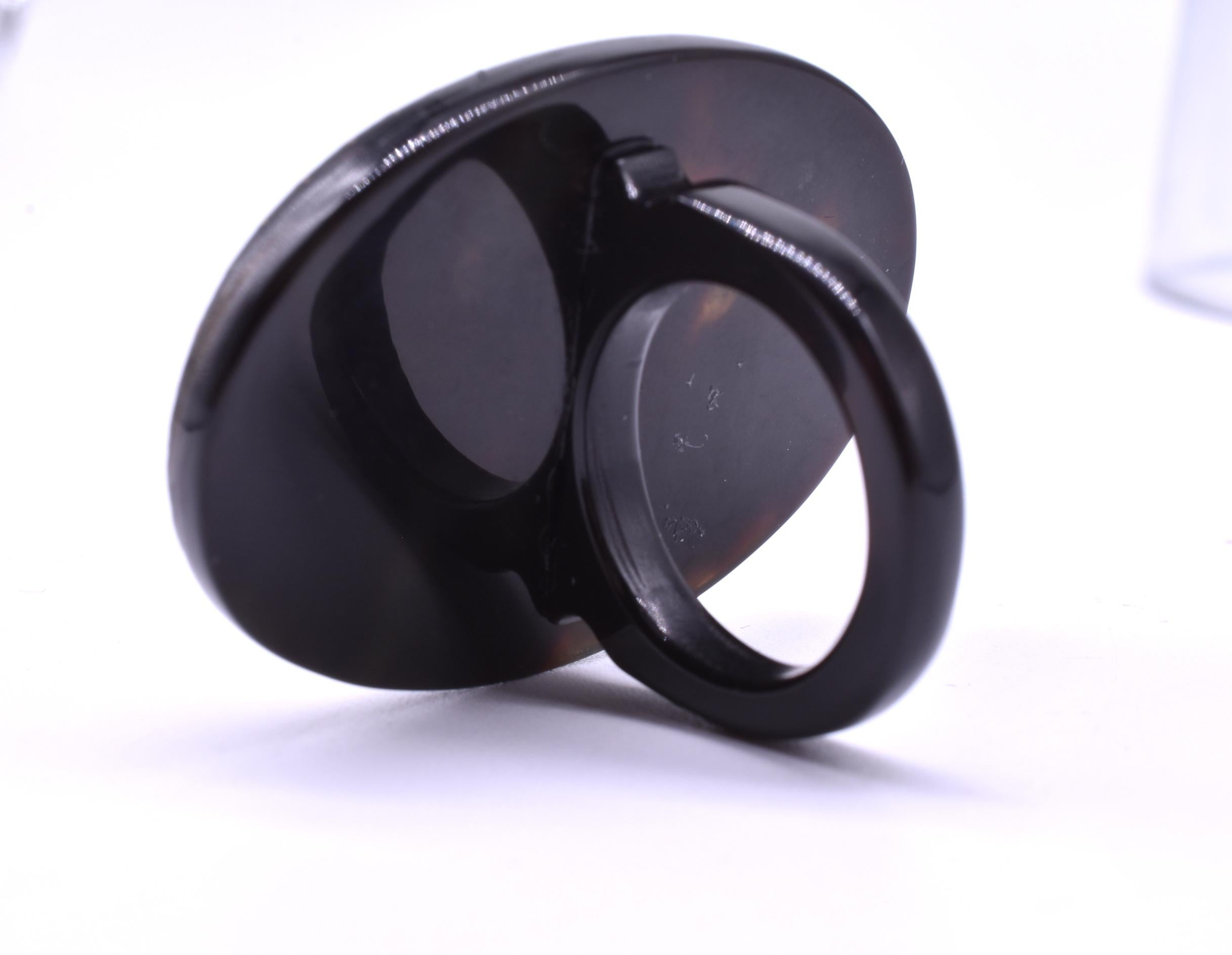 Victorian Pique Oval Ring at 1stDibs